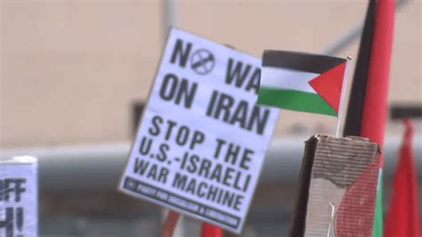 Demonstrators Gather In Downtown La Demanding Ceasefire In Gaza Nbc