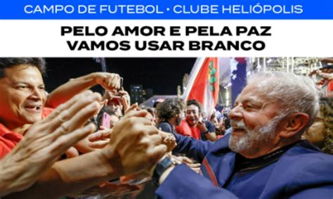 No Rio Campanha De Lula Pede Que Militância Use Branco Nos Atos