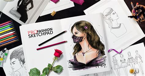 Pro Fahion Sketchpad Series Fashion Sketchbooks For Fashion Designers