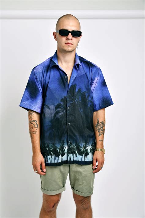 Hawaiian Pattern Shirt 90s Vintage Clothes Online For Men