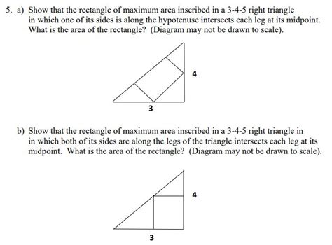 Solved A Show That The Rectangle Of Maximum Area Chegg