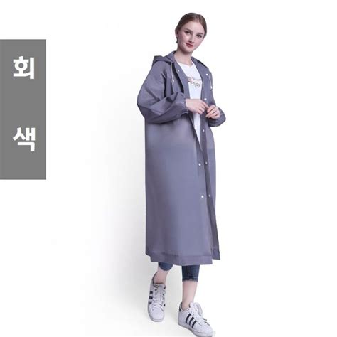회색우비 실용적인 N6223a87401 비옷 우의 칼라 우비 단체 행사 패션우비 홈플러스 택배배송
