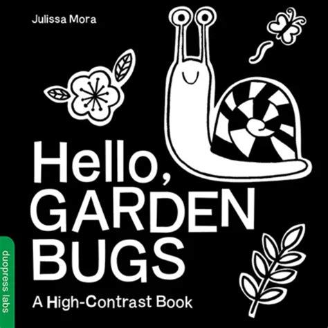 Hello Garden Bugs High Contrast Book Bows And Babes