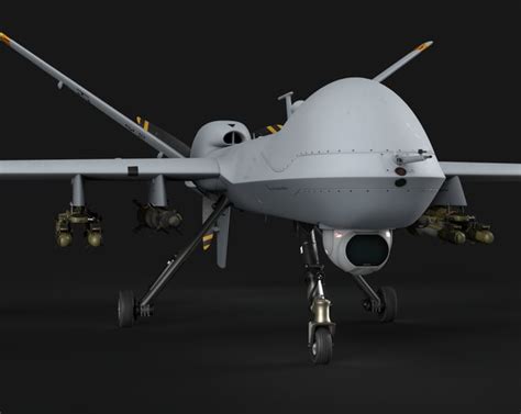 D General Atomics MQ Reaper K Drone TurboSquid