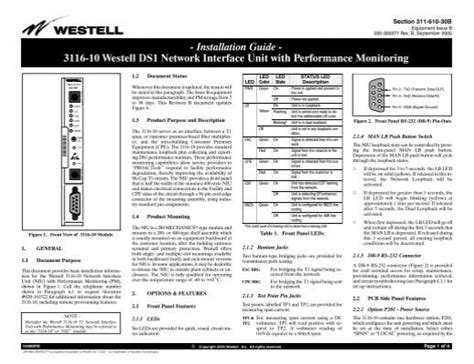 3116 10 Westell Ds1 Network Interface Unit With Voxtechnologies