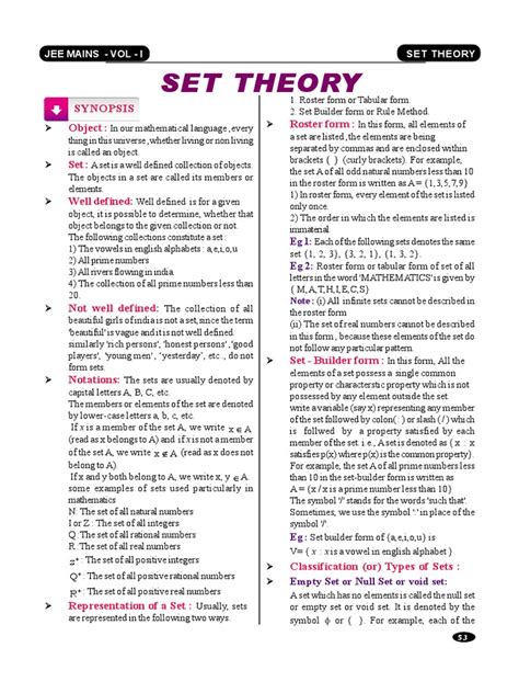 Xi Maths Chapter 1 Sets 11032015 53 66 Pmd Pdf Set