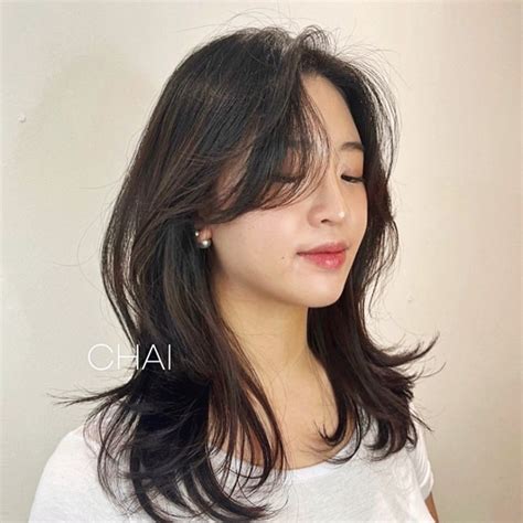 긴머리 레이어드펌 가을에도 세련된 스타일 네이버 블로그