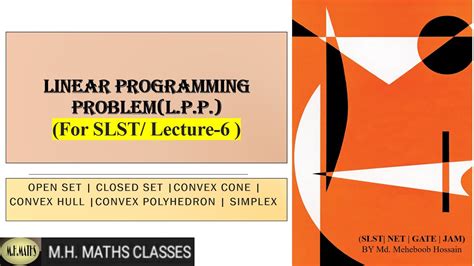 l p p open set closed set convex cone convex hull convex