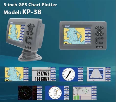 Onwa Kp 38 5 Inch Marine Gps Chart Plotter Navigator Kp 38