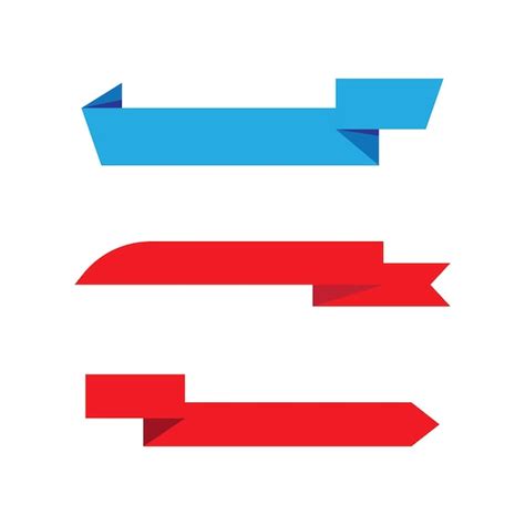 Ilustración De Vector De Banner De Cinta Vector Premium