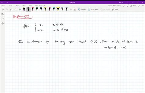 SOLVED Continuous At Only One Point Show That The Following Function Is Continuous Only At X