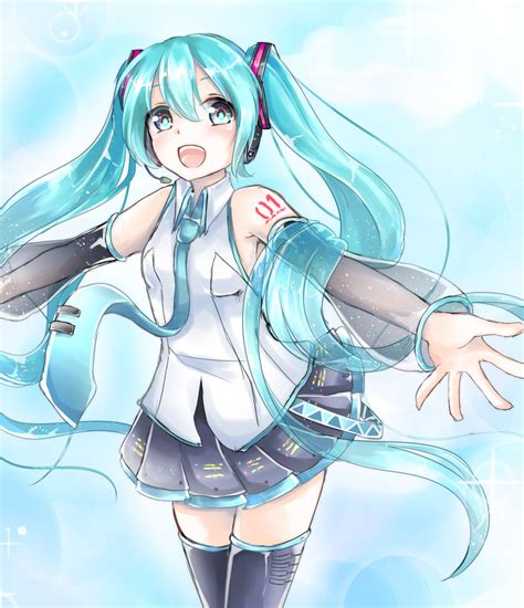 Hatsune Miku And Hatsune Miku Vocaloid Drawn By Namimumeho Danbooru