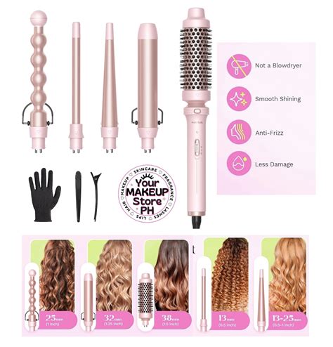 Wavytalk 5 In 1 Curling Iron Curling Wand Set With Curl