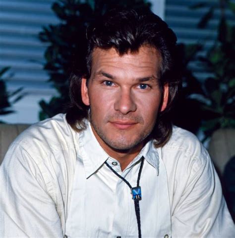 The American Actor Singer And Dancer Patrick Swayze Poses For Some