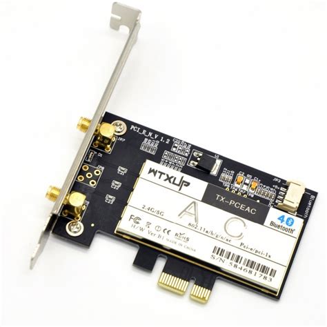 Rede Sem Fio Wifi Pcie Dual Band Bluetooth Desktop 5ghz Ac R 199 49 Em Mercado Livre