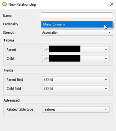 File Geodatabase QGIS Create New Relationship Gdb Vs Gpkg