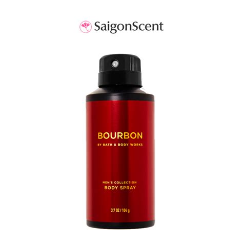Xịt thơm toàn thân cho nam Bath Body Works Body Spray BOURBON 104gXịt
