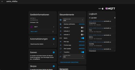 Awtrix Clock Notification Custom Component Custom Integrations
