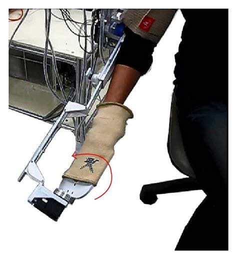 Example Movements Of Sefre Rehab System Forearm Pronation Supination Download Scientific Diagram