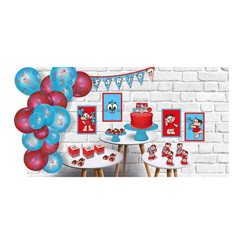 Festa Mônica Kit Só Um Bolinho 7 Itens