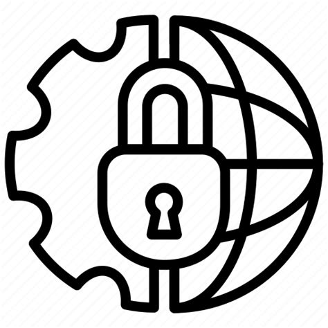 Global Security Stability Protection Universal Icon Download On