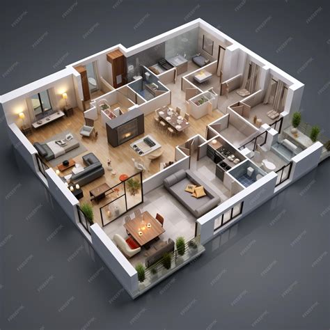 Premium Ai Image Convert2dfloorplanto3d