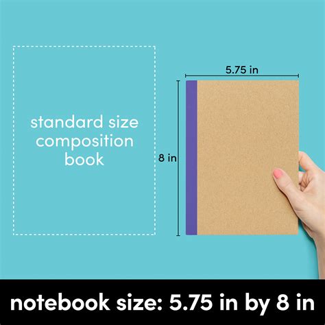 72 Pack Bulk Kraft Composition Notebook Journals Paperage