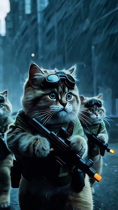 We Salute You War Kitties 🫡🐈‍⬛ Creatorsearchinsights Warkitty Respect Militarytiktok Fyp Ai