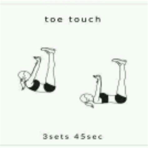 Toe Touch Exercise How To Workout Trainer By Skimble