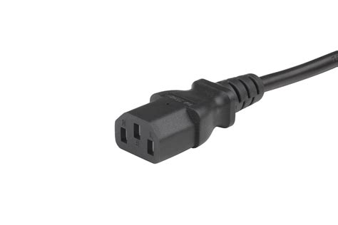 Hyperline Pwc Iec13 Iec14 5 0 Bk Кабель питания монитор компьютер Iec 320 C13 Iec 320 C14 3x1