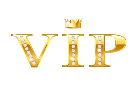 황금 글자와 다이아몬드 벡터 일러스트와 함께 Vip 카드 프리미엄 벡터