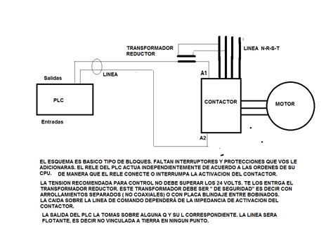 Conexión Del Plc Al Contactor Ingeniería Eléctrica