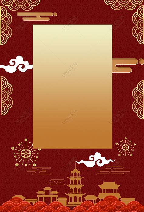 金色大氣喜慶海報背景圖片素材，祥雲 喜慶海報 春節高清背景桌布圖案免費下載 Lovepik