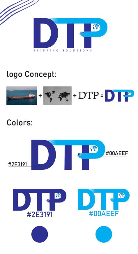 Dtp Logo Pro Visual Identity On Behance