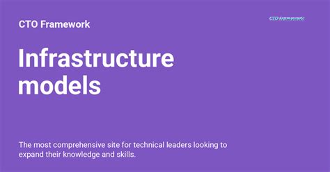 Infrastructure Models Cto Framework