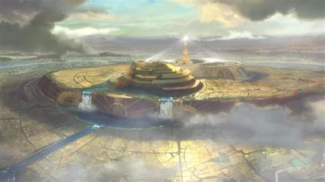 Lux Aurea The Stronghold Of The Sunfire Elves From The Show The Dragon