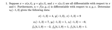 Solved 1 Suppose X X S T Y Y S T And Z 2 S T Chegg Com