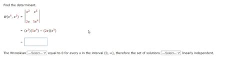 Solved Find The Determinant Chegg
