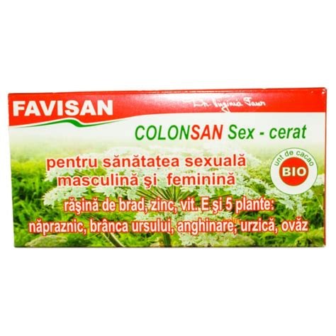 ColonSan Sex Cerat 10 Supozitoare De La Favisan14 99