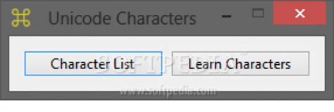 Unicode Characters Download Free Windows Build 2014 03 31 Softpedia