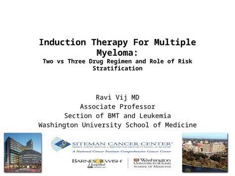 Pptx Induction Therapy For Multiple Myeloma Two Vs Three Drug