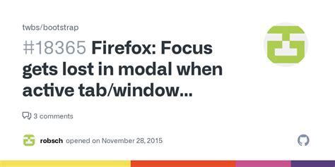 Firefox Focus Gets Lost In Modal When Active Tab Window Changes