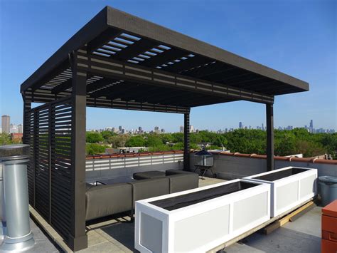 Lakeview Rooftop Contemporary Deck Chicago By Nest Construction