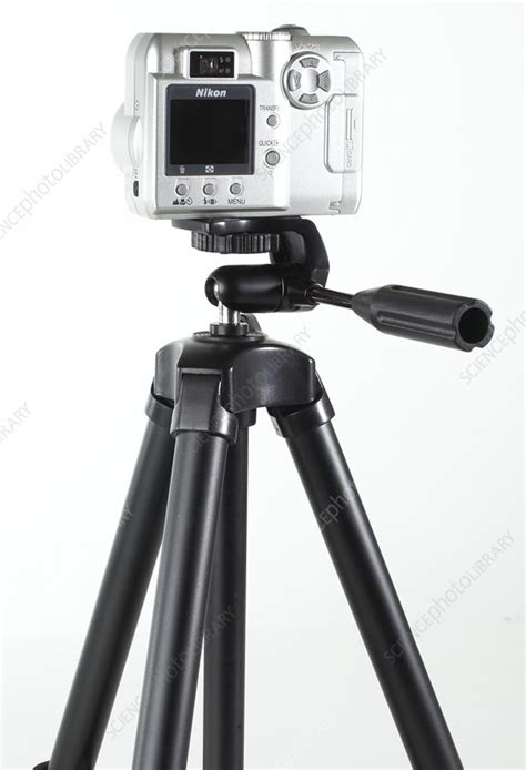 Camera On A Tripod Stock Image C051 7929 Science Photo Library