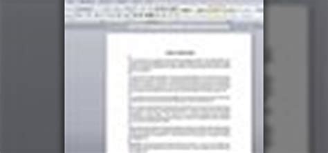 How To Use Navigation Selection Techniques In MS Word 2007 Microsoft Office WonderHowTo