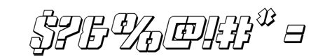 Covert Ops 3d Italic Free Font Decorative Display Modern What Font Is