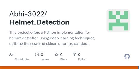 Github Abhi Helmet Detection This Project Offers A Python