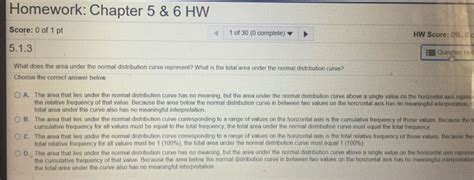 Solved Homework Chapter 5 And 6 Hw Score 0 Of 1 Pt 1 Of 30