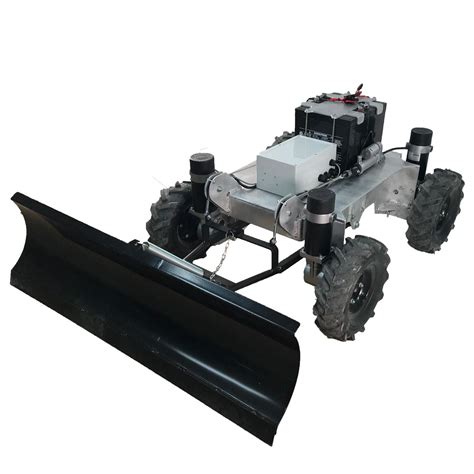 configurable 4wd rc snow plow robot platform wc db