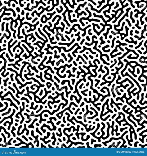 Reaction Diffusion Organic Pattern Cell Division Royalty Free Stock